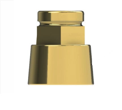 Titanium implant abutment - LEM - BIONICA - external / straight