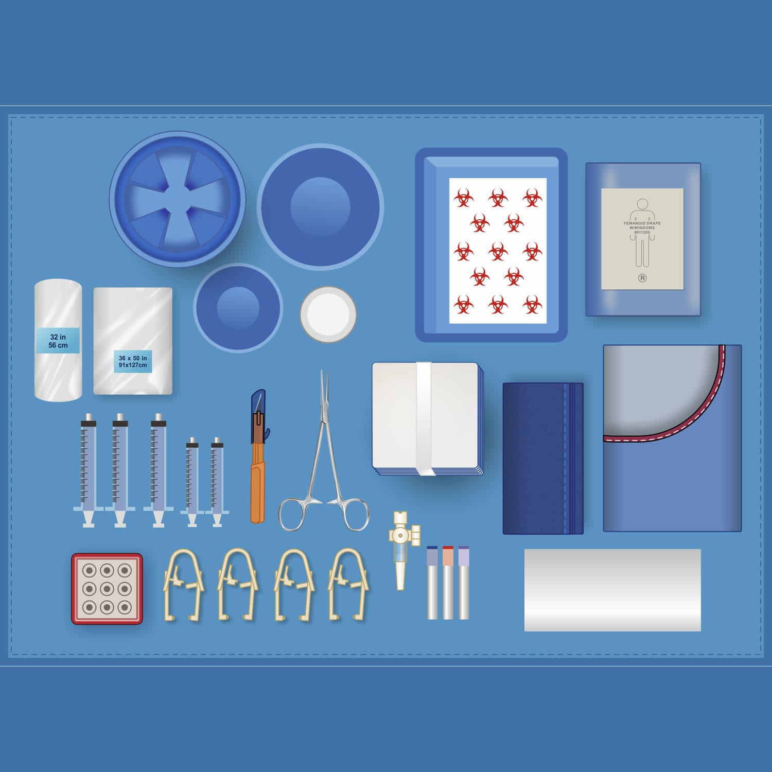 Cardiovascular catheterization medical kit - XSSENTIAL - SYNDEO Medical ...