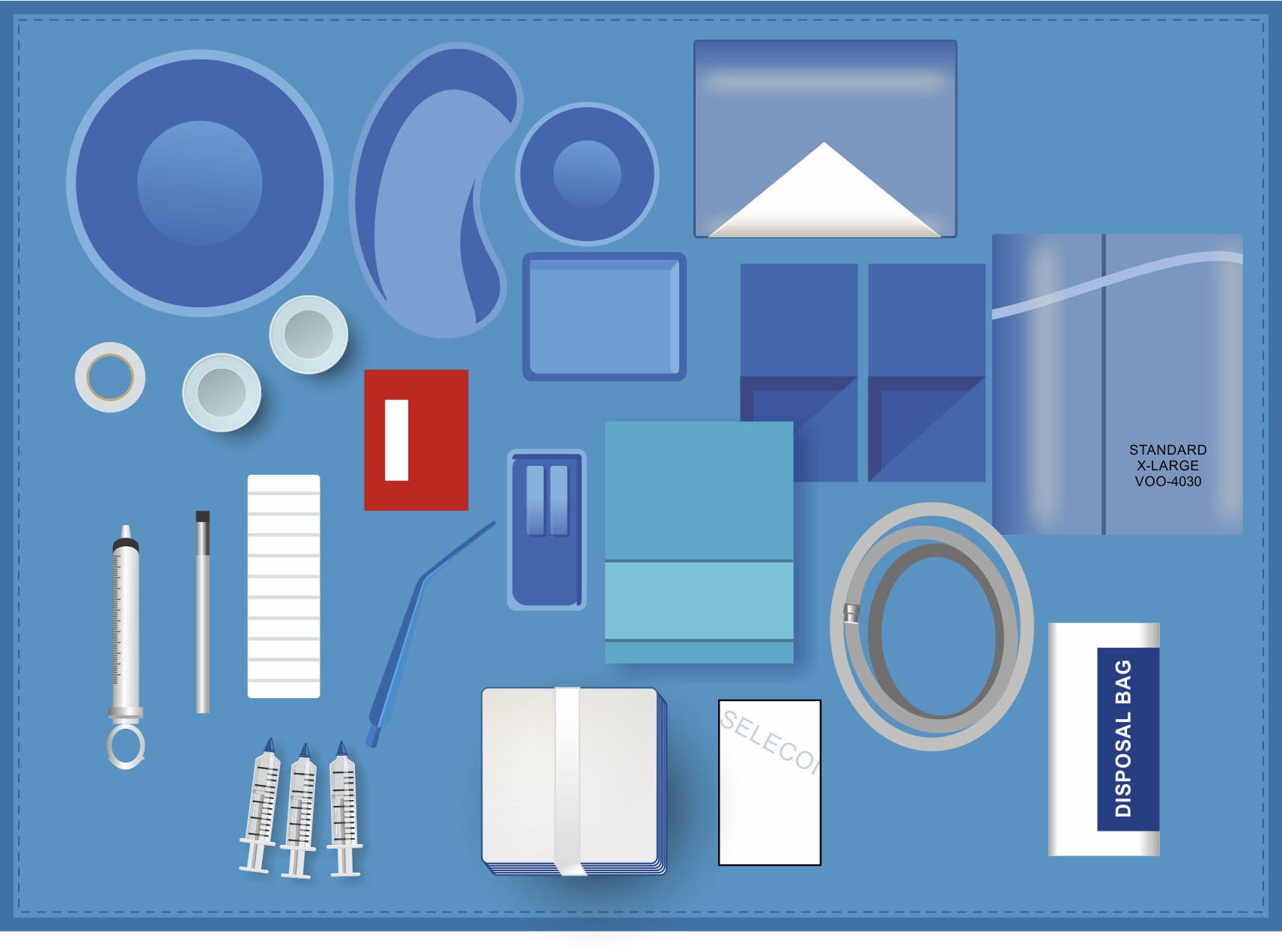Vascular access medical kit - XSSENTIAL - SYNDEO Medical - sterile
