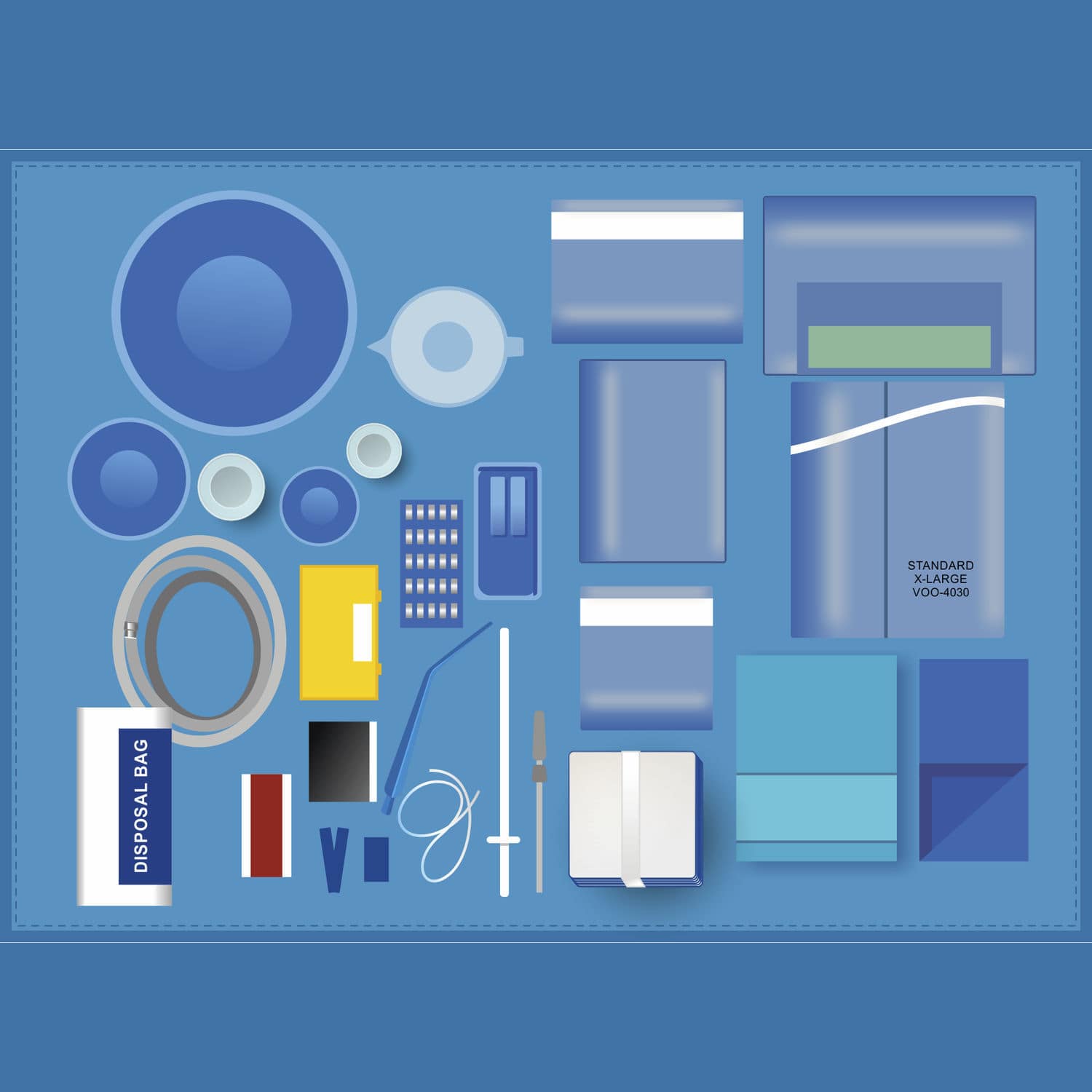 Vascular access medical kit - XSSENTIAL MAJOR - SYNDEO Medical - sterile