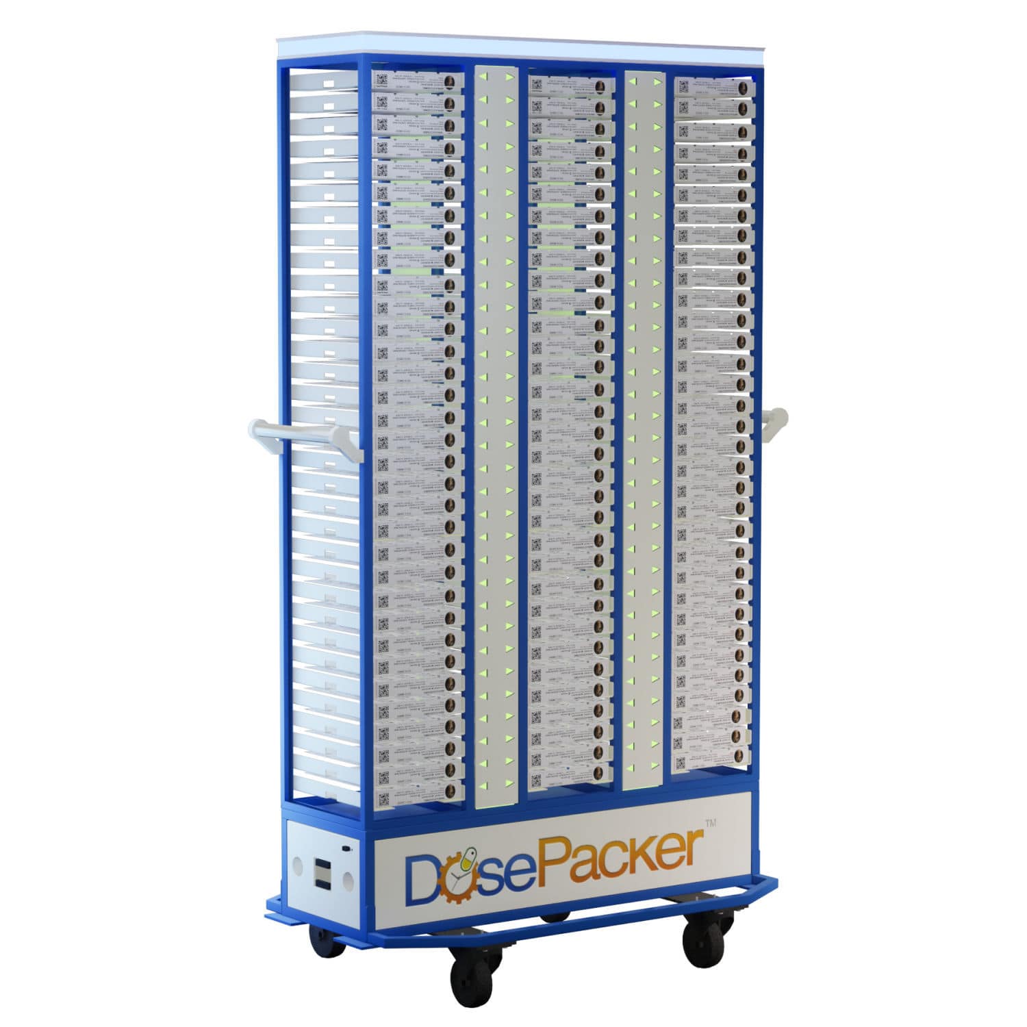 Medication cabinet - Dosepack India LLP - on casters / 1-unit