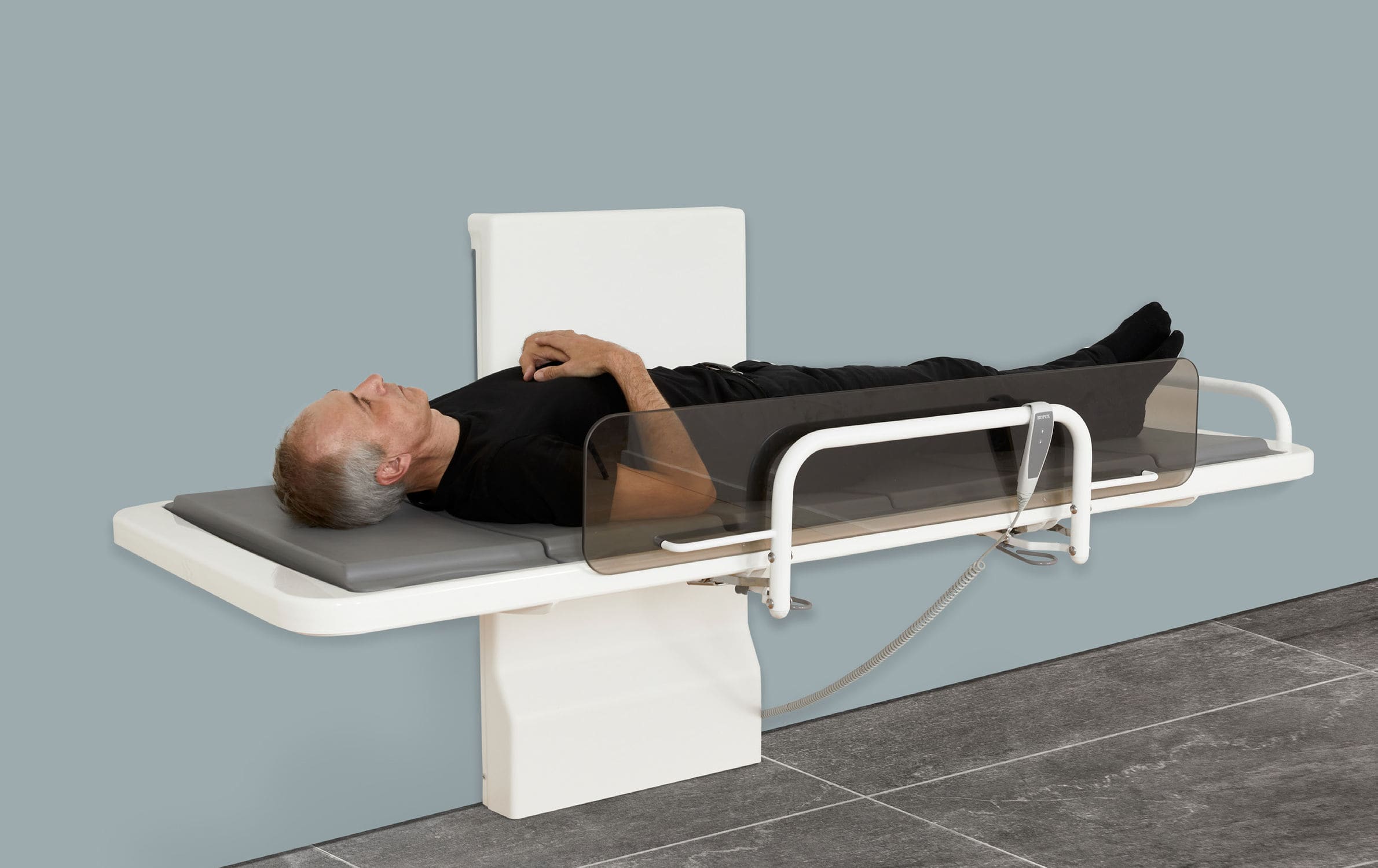 Height-adjustable shower stretcher - 40-25023 - ROPOX - wall-mounted