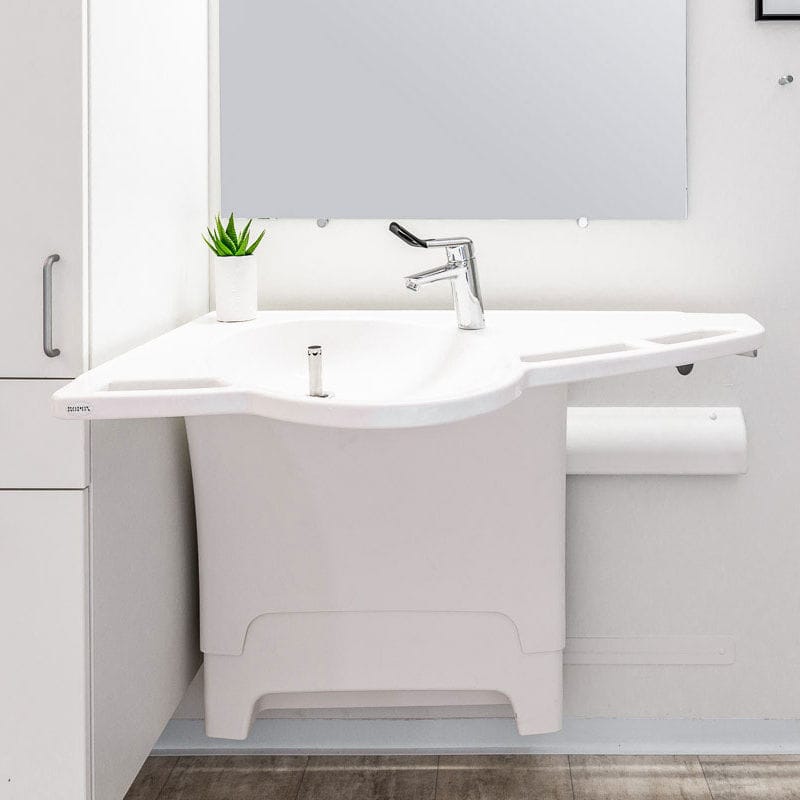 Hygiene area hand wash basin - 40-44003 - ROPOX - 1-station / wall-mount