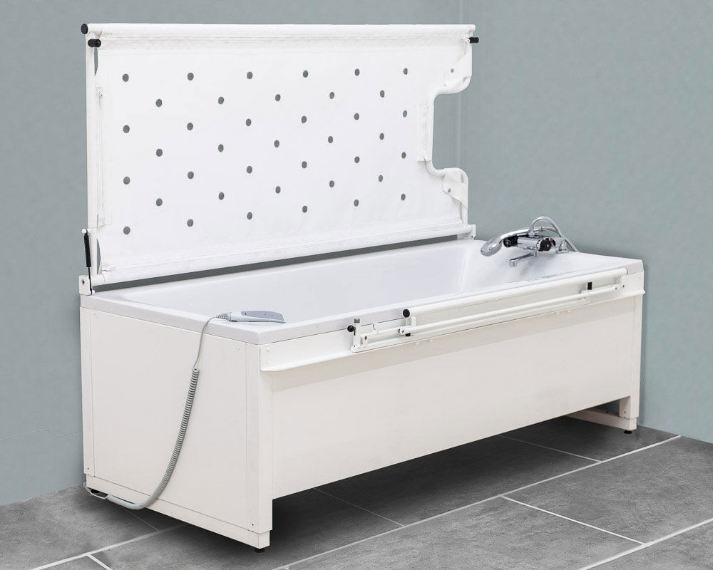 Electric medical bathtub - 40-14158 - ROPOX - height-adjustable