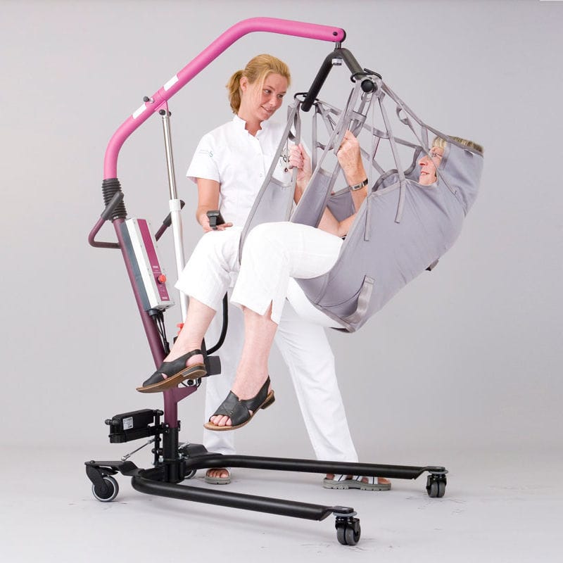 Electric patient lift - 25-20010 - ROPOX - on casters