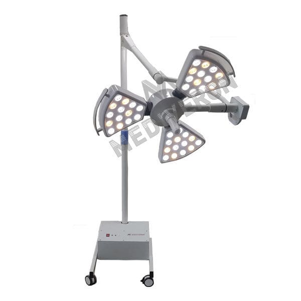 Mobile surgical light - MVL-3HC - Mediveron - LED / 220V / 50Hz / 96