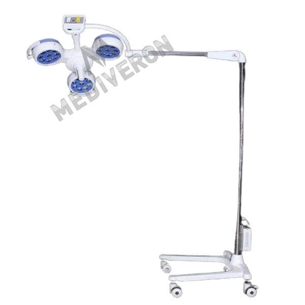 Mobile surgical light - MVL-3M - Mediveron - LED / 220V / 50Hz / 96