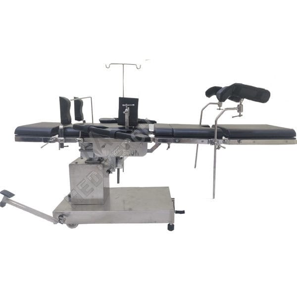 Universal operating table - MV-M - Mediveron - hydraulic / tilting / with legrest