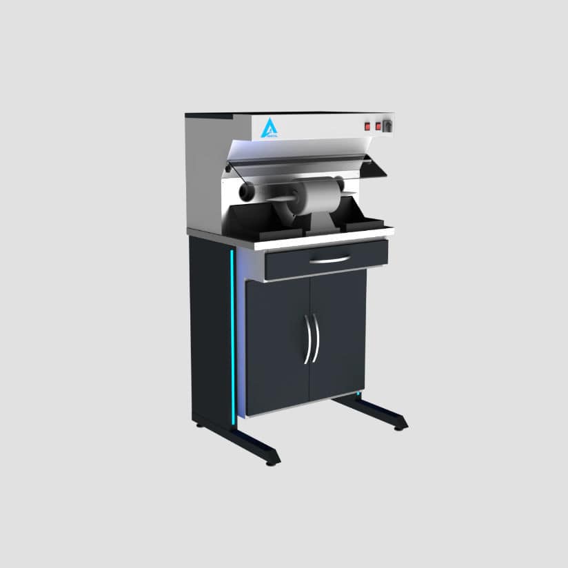 Dental laboratory workstation with shelves - PM - A4 Dental - with ...