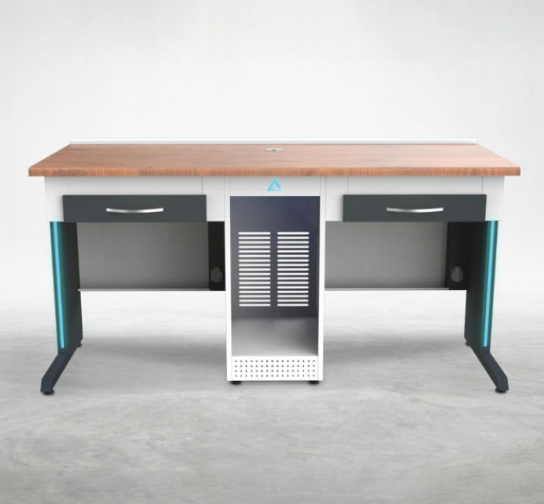 Dental laboratory workstation with shelves - DM1 - A4 Dental - with ...