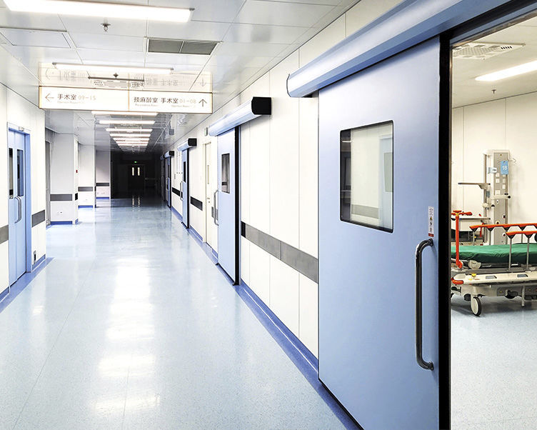 Air-tight door - SLEEK - operating room / intensive care / sliding