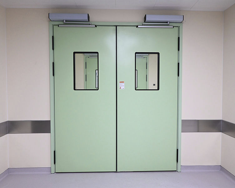 Security door - SLW-2-hpl - SLEEK - hospital / swing / automatic