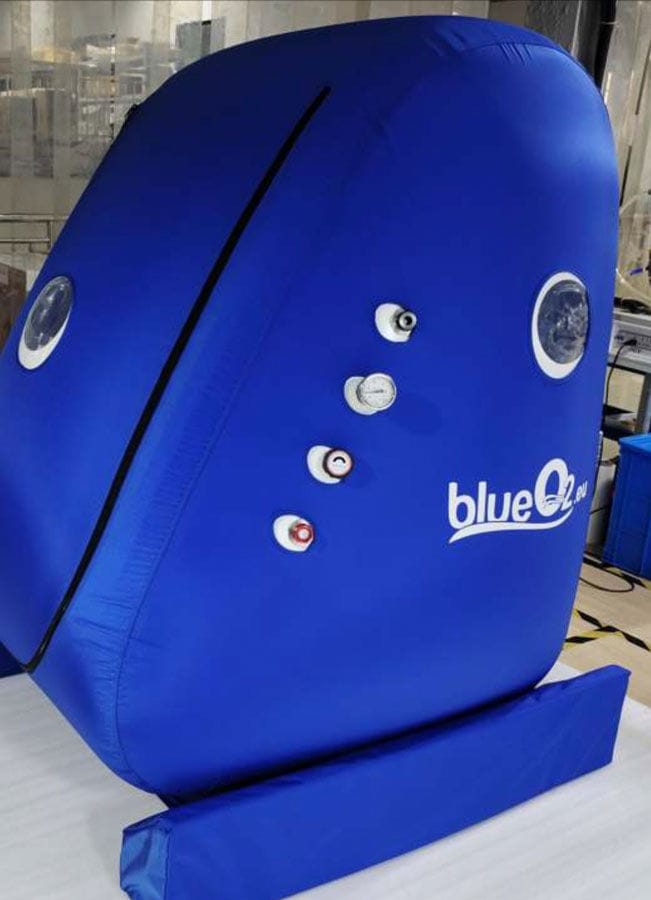 Oxygen therapy hyperbaric chamber - Blueo2 - inflatable / 2 places