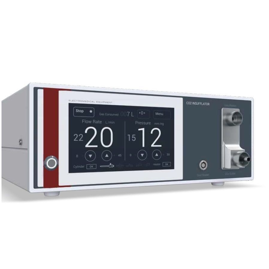 Adult endoscopy CO2 insufflator - INS45HS - Endomed - with smoke aspirator