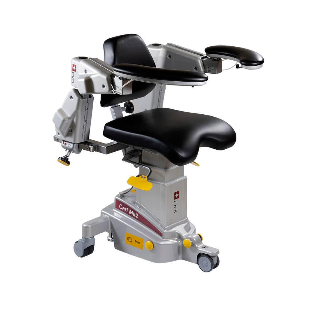 Height-adjustable surgeon's chair - Carl Mk2 R8 - Rini Medtech - electric