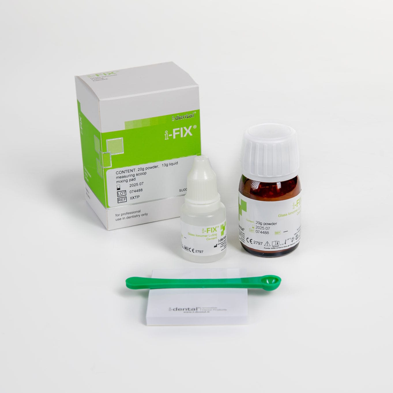 Dental inlay dental cement - i-FIX - i-dental - for dental onlays / for ...