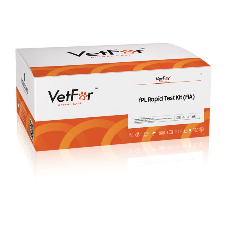 Veterinary test kit - VVP16 - VETFOR - for felines / lipase / clinical