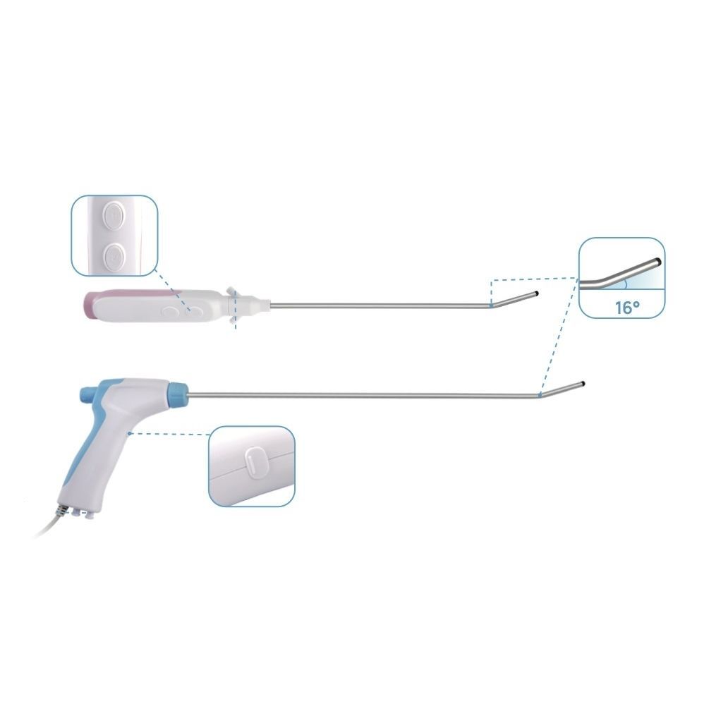 High-definition video hysteroscope - DEHS1 - Junyuan Medical - single use