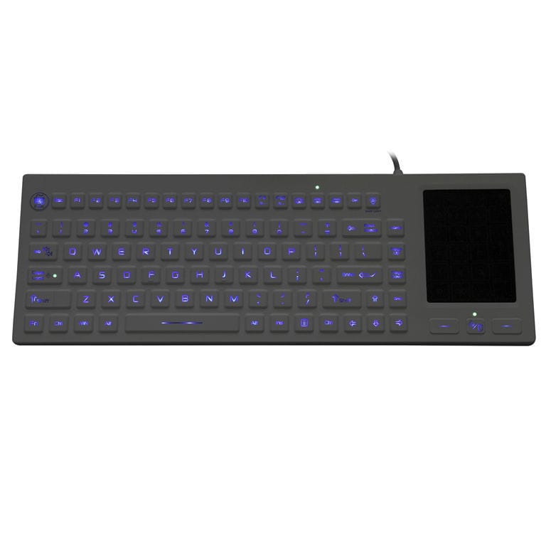 Keyboard with touchpad - JH-IKB700BL - Jinghong Industrial - silicone ...