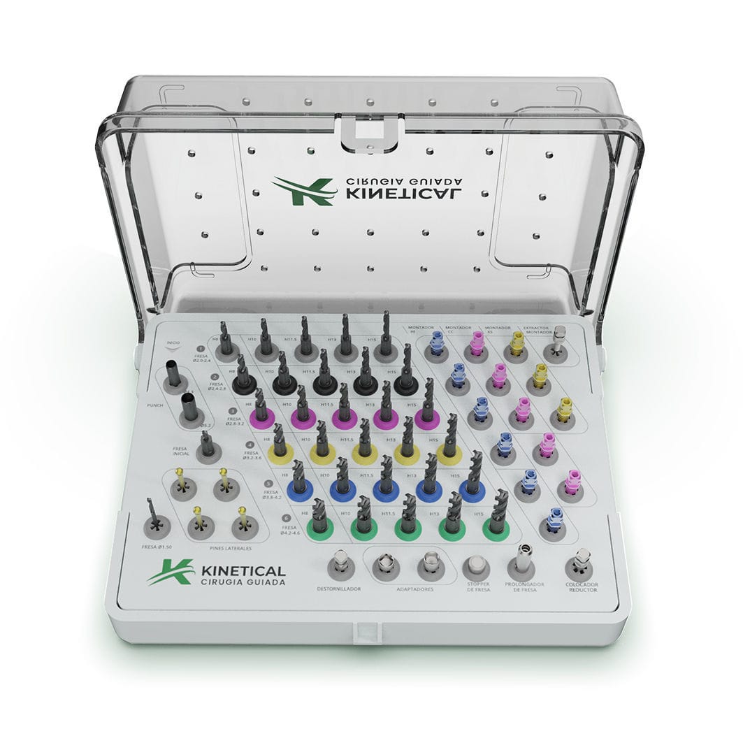 Dental implant surgery instrument kit - Kinetical SRL