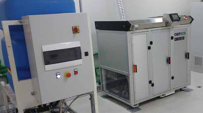 Biological waste treatment system - Converter® H100 - OMPECO SRL - hospital / laboratory / for ...