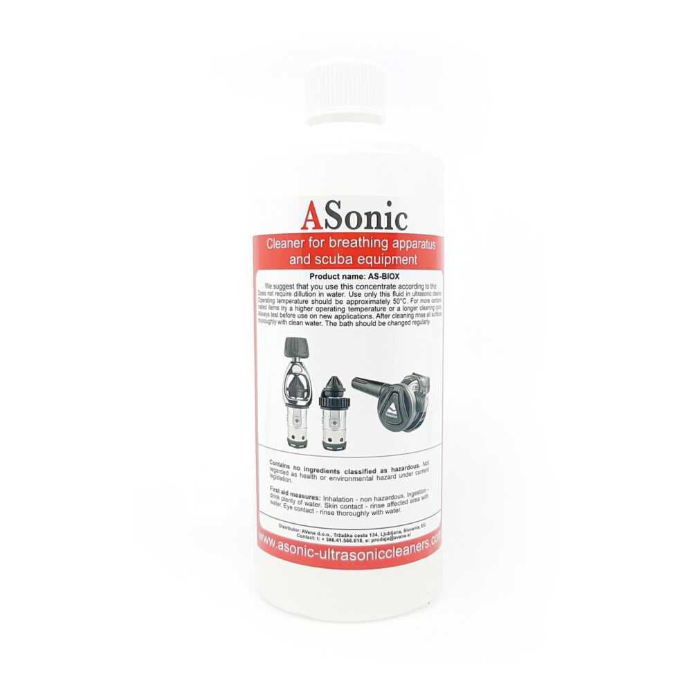Liquid cleaner - AS-BIOX-1 - Asonic - 1000 mL / for medical equipment ...