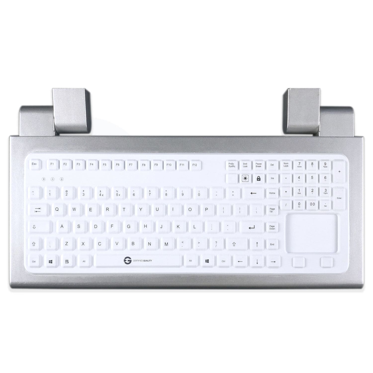Medical keyboard with touchpad - EASY PAL-U11230 - GETT Asia Ltd. - USB