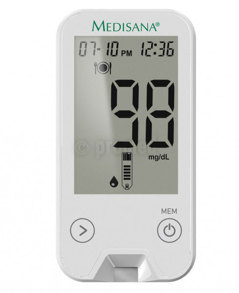 Automatic blood glucose meter - Meditouch 2 - Promed - GDH-FAD / USB