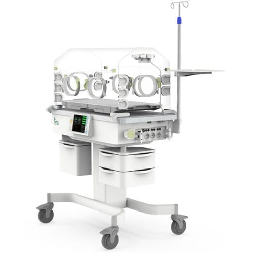 Infant incubator on casters - EcoLa3000 - CHANGSHA BAMC MEDICAL DEVICES ...