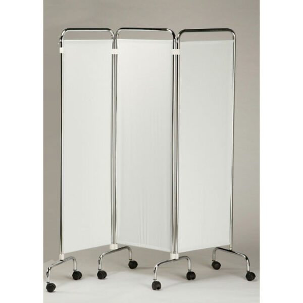 Hospital screen on casters - 500075 - Pharmapiù srl - folding / 3-panel ...