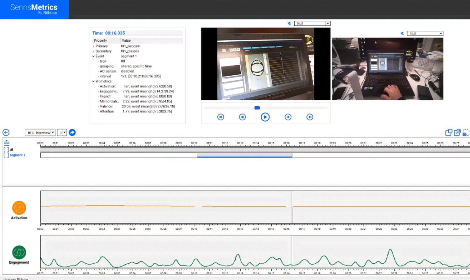 Analysis software - SennsMetrics - Bitbrain Technologies - data ...