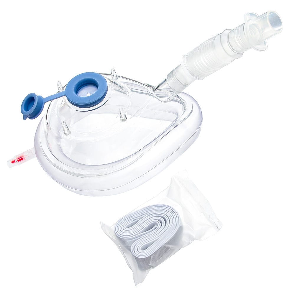 Endoscopy anesthesia mask - DEAS - latex-free / disposable / with valve