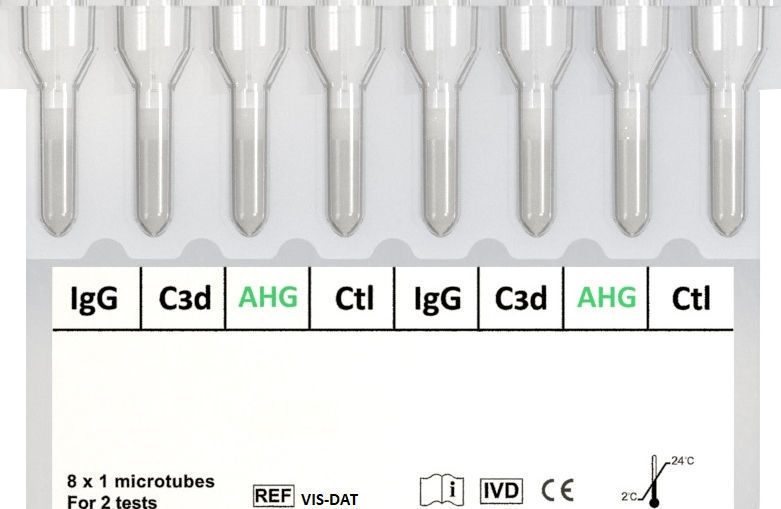 Blood typing test kit - VIS-DAT - Vision Biyoteknoloji Araştırma Geliş ...