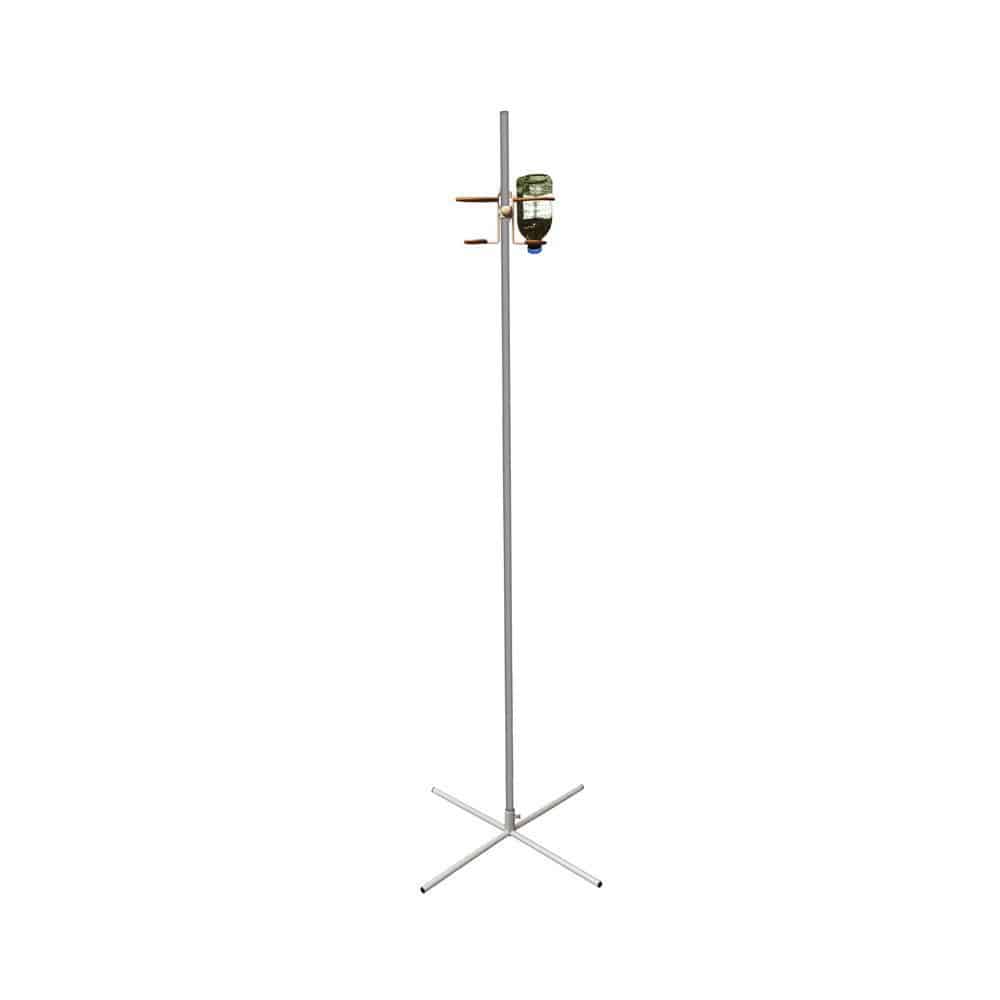 Floor-mounted IV pole - SHDV - Zapovit - 2-hook / with infusion pump ...