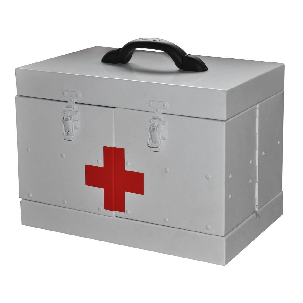 First aid medical suitcase - UMSP-01-M - Zapovit - aluminum