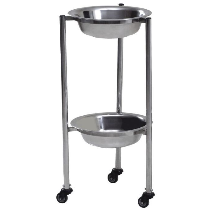 Double bin surgical basin stand - AVI-126 - Avishkhar International ...