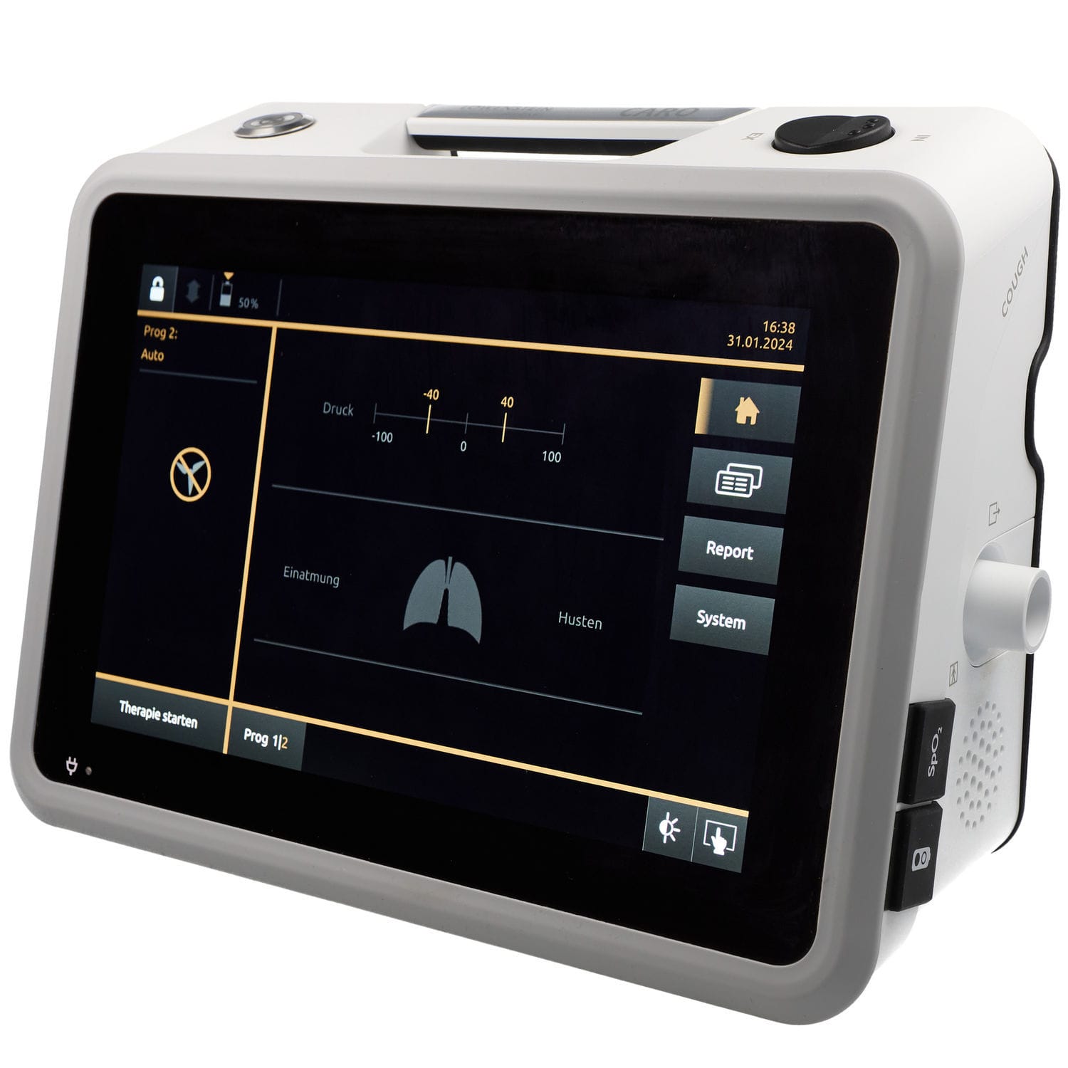 Adult endoscopy CO2 insufflator - CARO - Löwenstein Medical Technology ...