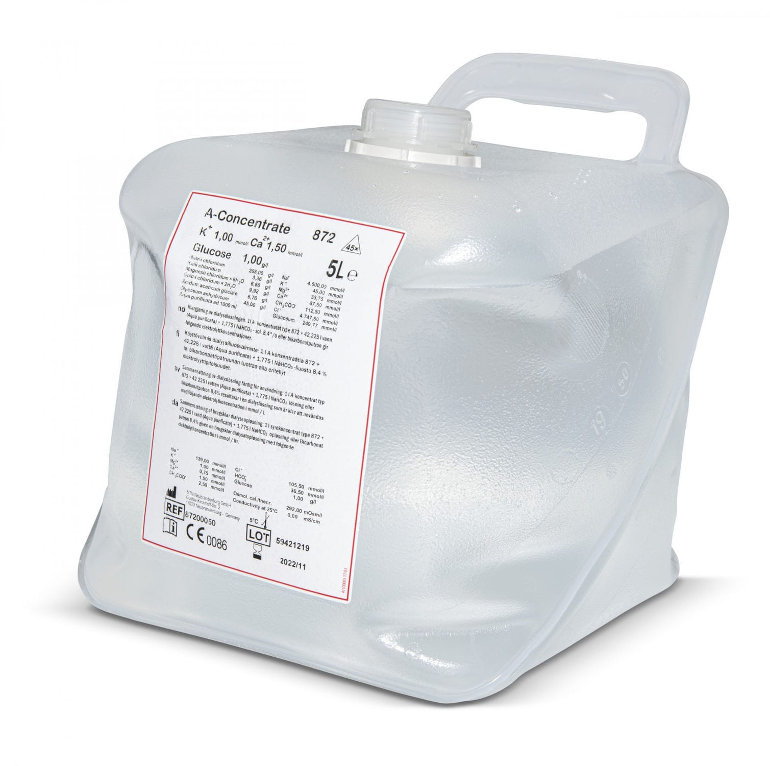 Acid hemodialysis concentrate - 306-A (A+B) - Nipro Middle East FZE ...