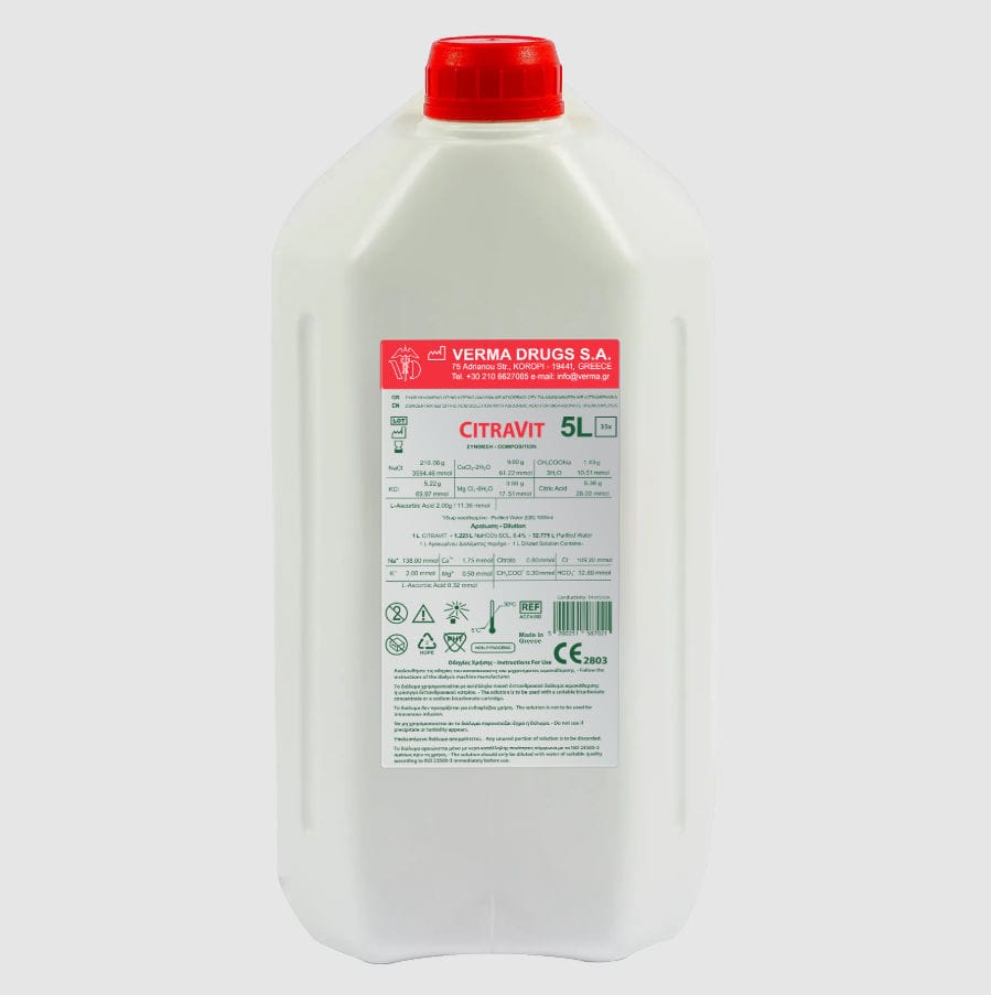 Acid hemodialysis concentrate - CitraVit - Verma Drugs - solution
