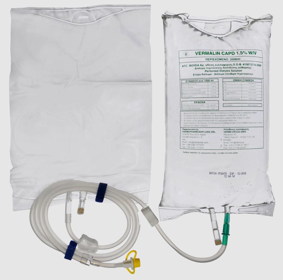 Parenteral solution infusion bag - Vermalin - Verma Drugs