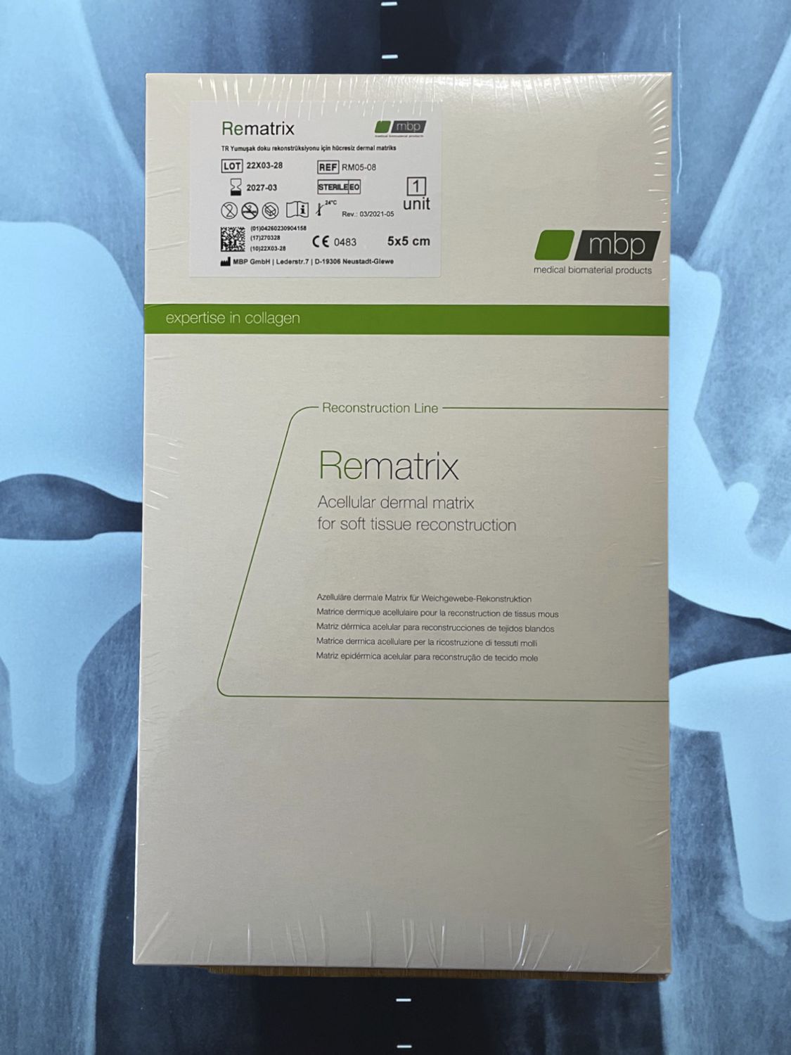 Orthopedic tissue matrix - Rematrix Ortho - MBP - Medical Biomaterial ...