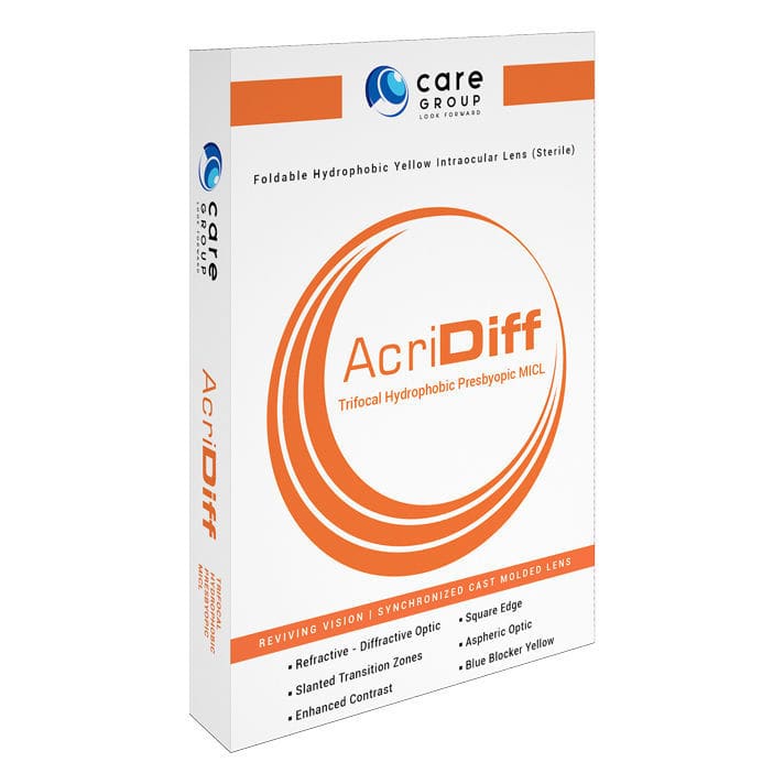 Multifocal intraocular lens - AcriDIFF - Care Group