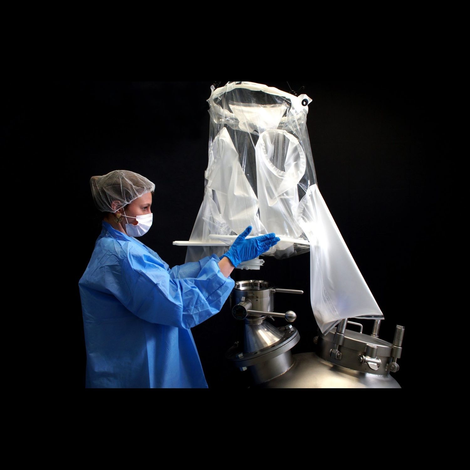 Reactor loading system bag - CSV Containment - disposable