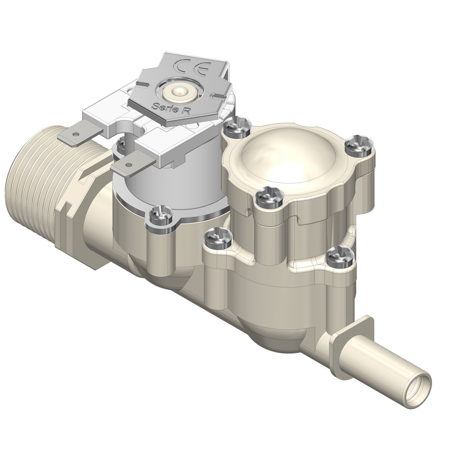 Medical valve - R DUAL 266 - Rpe - solenoid / direct-operated / silicone