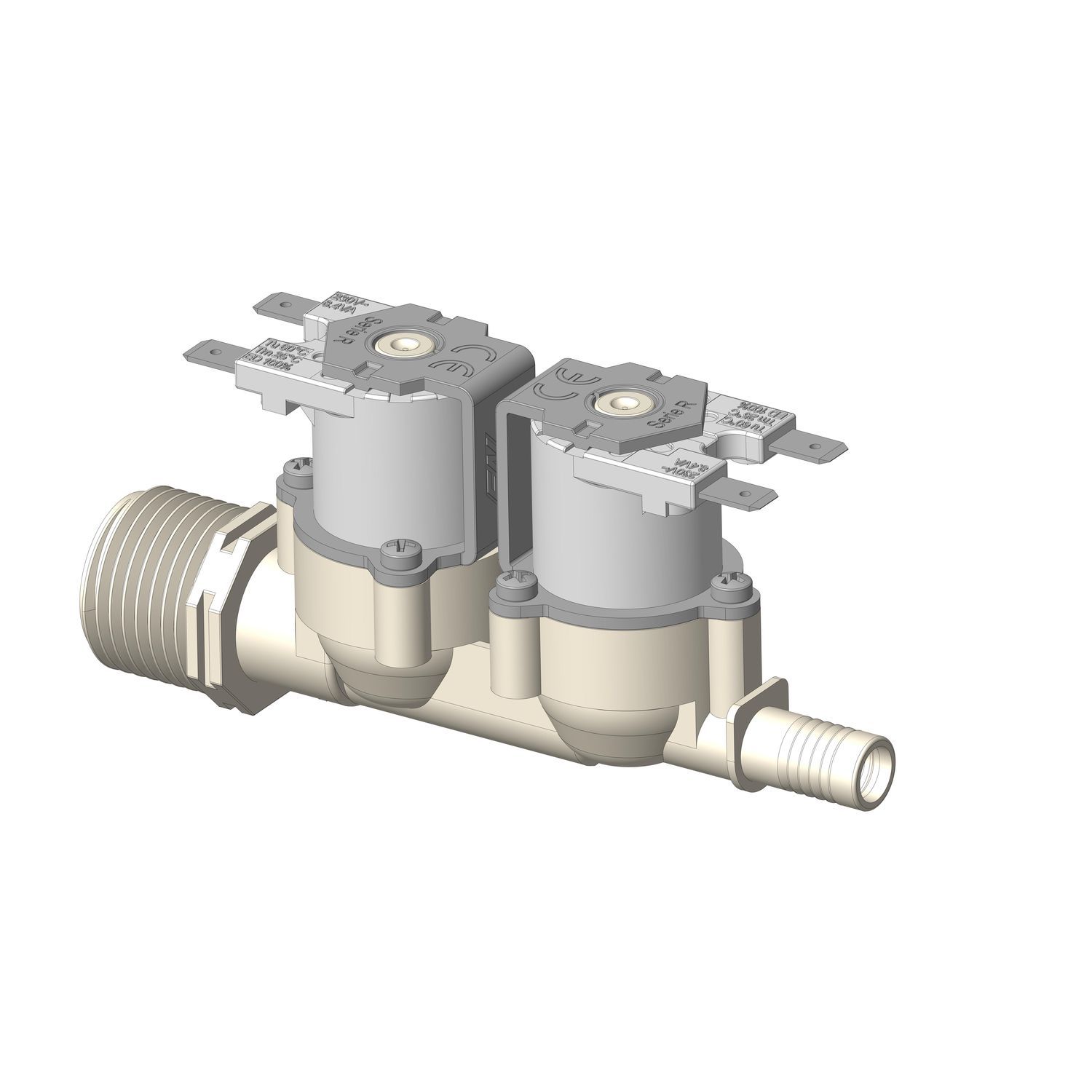 Solenoid valve - R Series DUAL 282 - Rpe - stainless steel