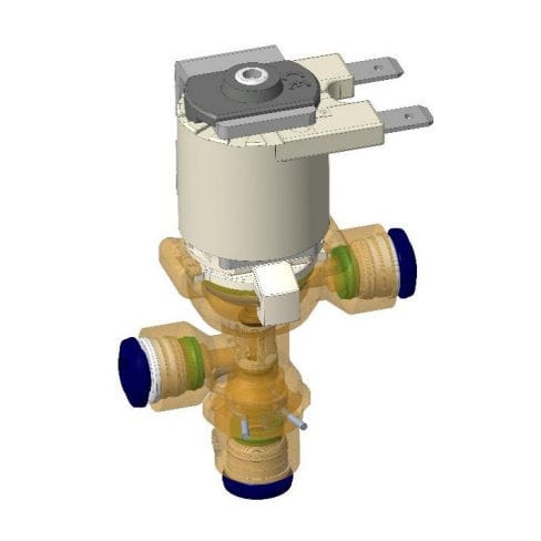 Medical valve - R42A0320DDD 24DC - Rpe - stainless steel / high-pressure