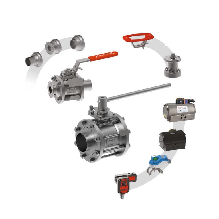 Ball valve - PN4 I - Meca-Inox - for the pharmaceutical industry ...