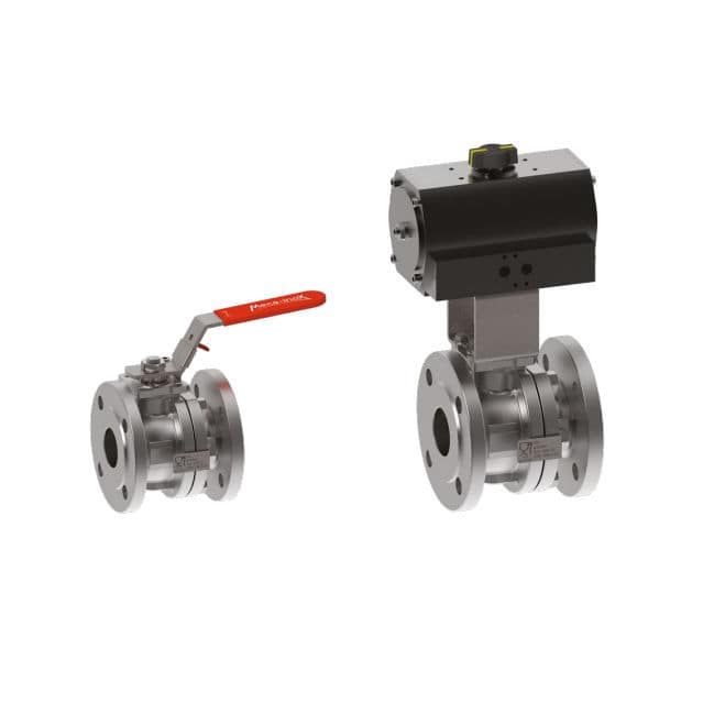 Pneumatic valve - R2Z I - Meca-Inox - for hot water / oil / for steam