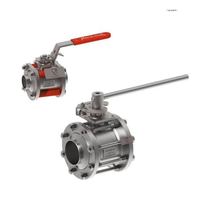 Pneumatic valve - PS4 I PG - Meca-Inox - for liquified gas / clamp ...