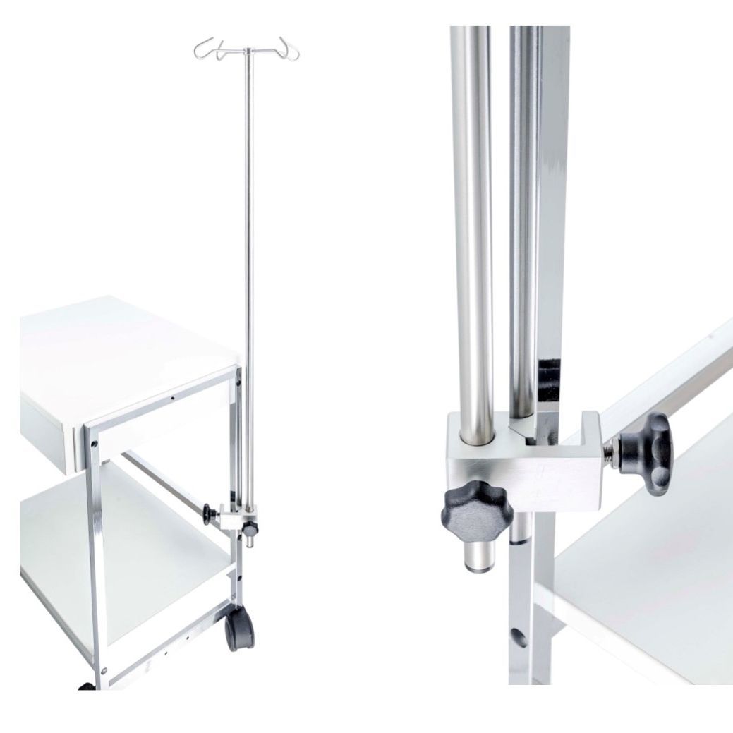 Table-mounted IV pole - 127-002 - Guido Buschmeier Maschinenbau - 4 ...